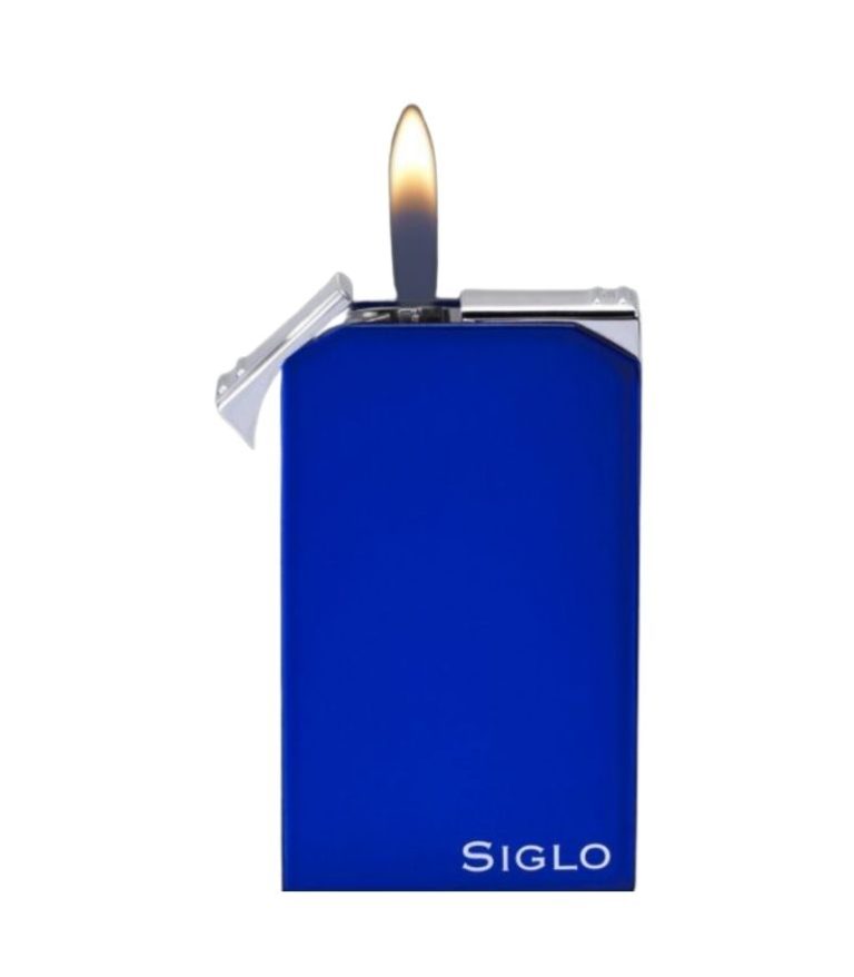 Siglo Twin Flame Lighter Blue | Charles Grech & Company Ltd