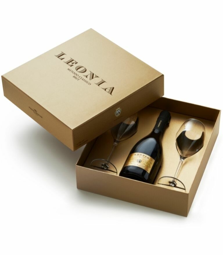 Frescobaldi Leonia Brut With 2 Glasses | Charles Grech & Company Ltd