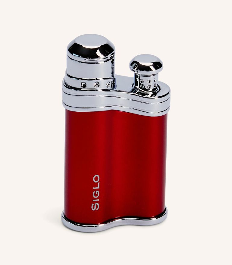 Siglo Bean Shape Lighter Red | Charles Grech & Company Ltd